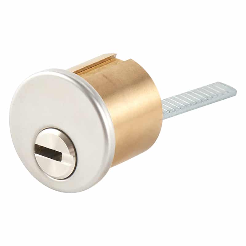 Rim lock cylinder with telescopic pins and floating pins high security ...