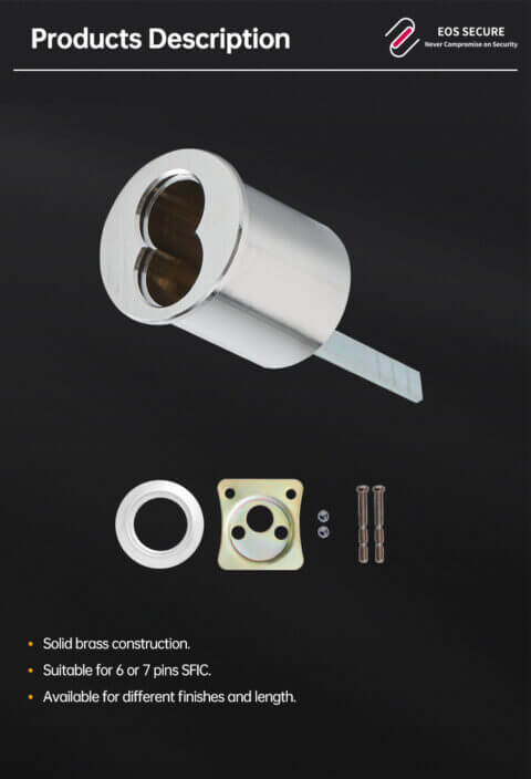 Small Format Interchangeable Core SFIC Housing | EOS-Secure