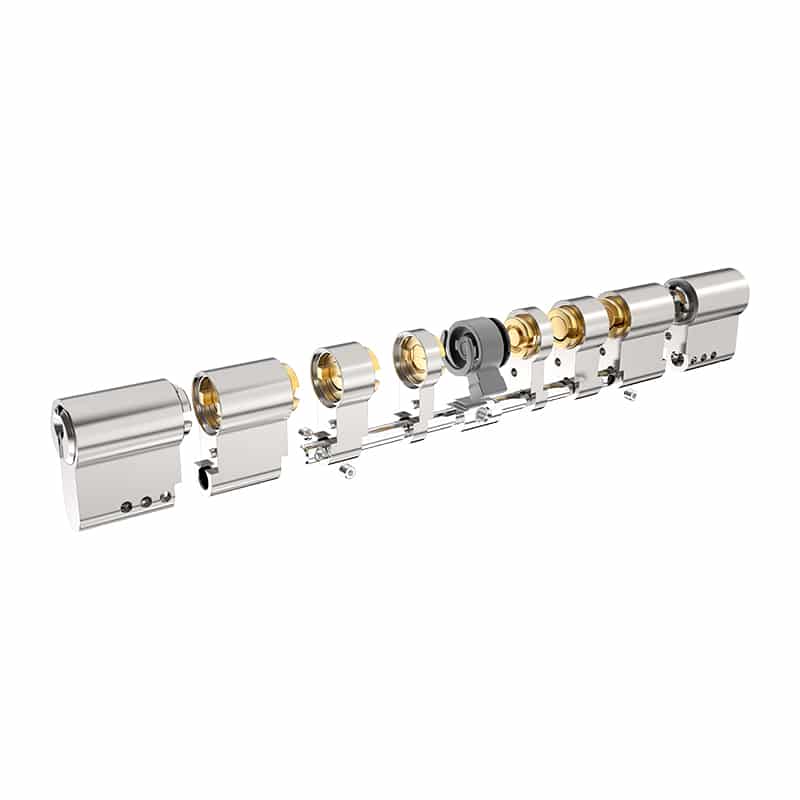 Modular system function european profile master key system brass lock ...